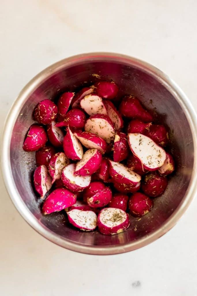 Keto Roasted Radishes | Real Balanced