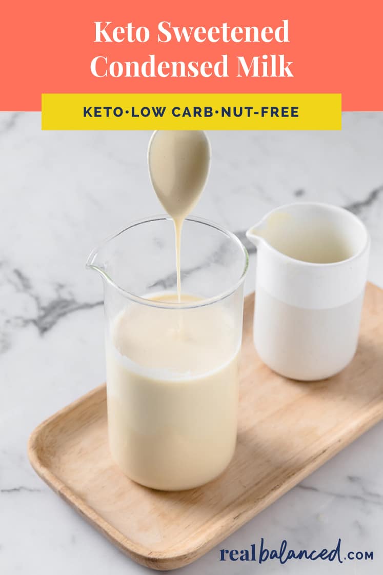 Keto Sweetened Condensed Milk Recipe (Keto, Nut-Free, Sugar-Free)