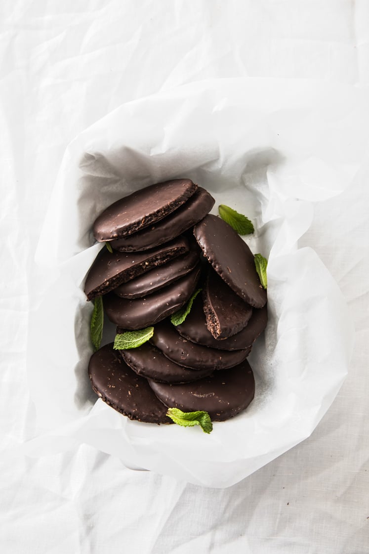 Keto Copycat Thin Mints | No Almond Flour, Nut-Free, Vegan, Gluten-Free