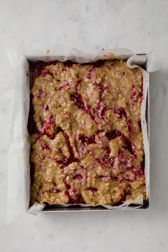Keto Raspberry Cake Bars | Real Balanced