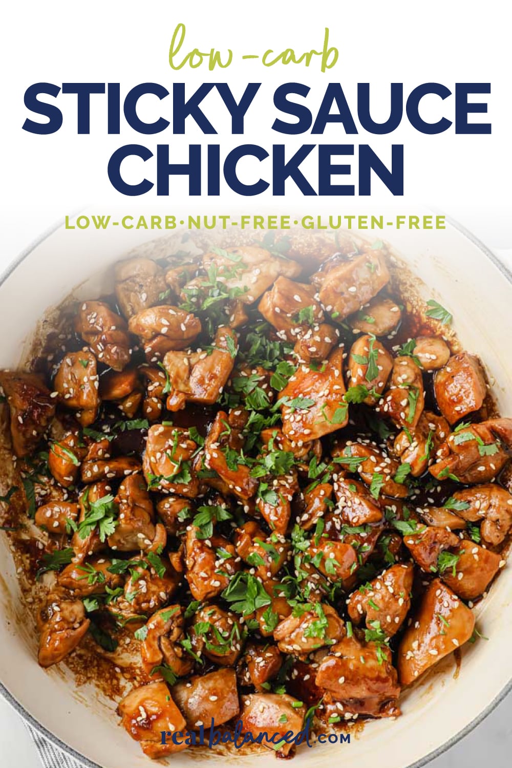 Low-Carb Sticky Sauce Chicken | 30-Minutes, Gluten-Free, Sugar-Free