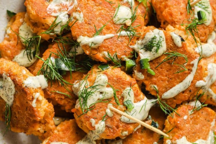 Mini Spicy Canned Salmon Patties | Real Balanced