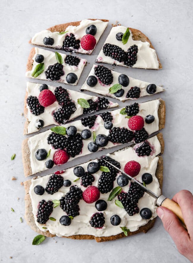 Keto Gluten-Free Fruit Pizza | Real Balanced