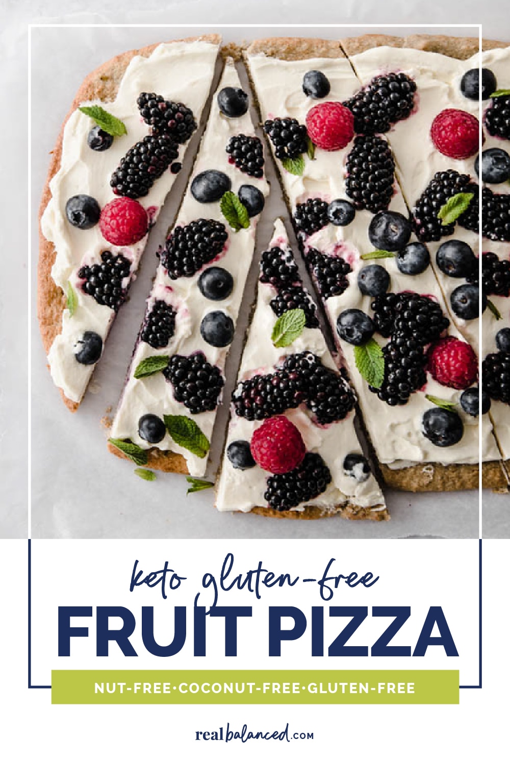 Keto Gluten-Free Fruit Pizza | Real Balanced