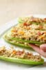 Bacon Ranch Chicken Salad Cucumber Boats | Real Balanced